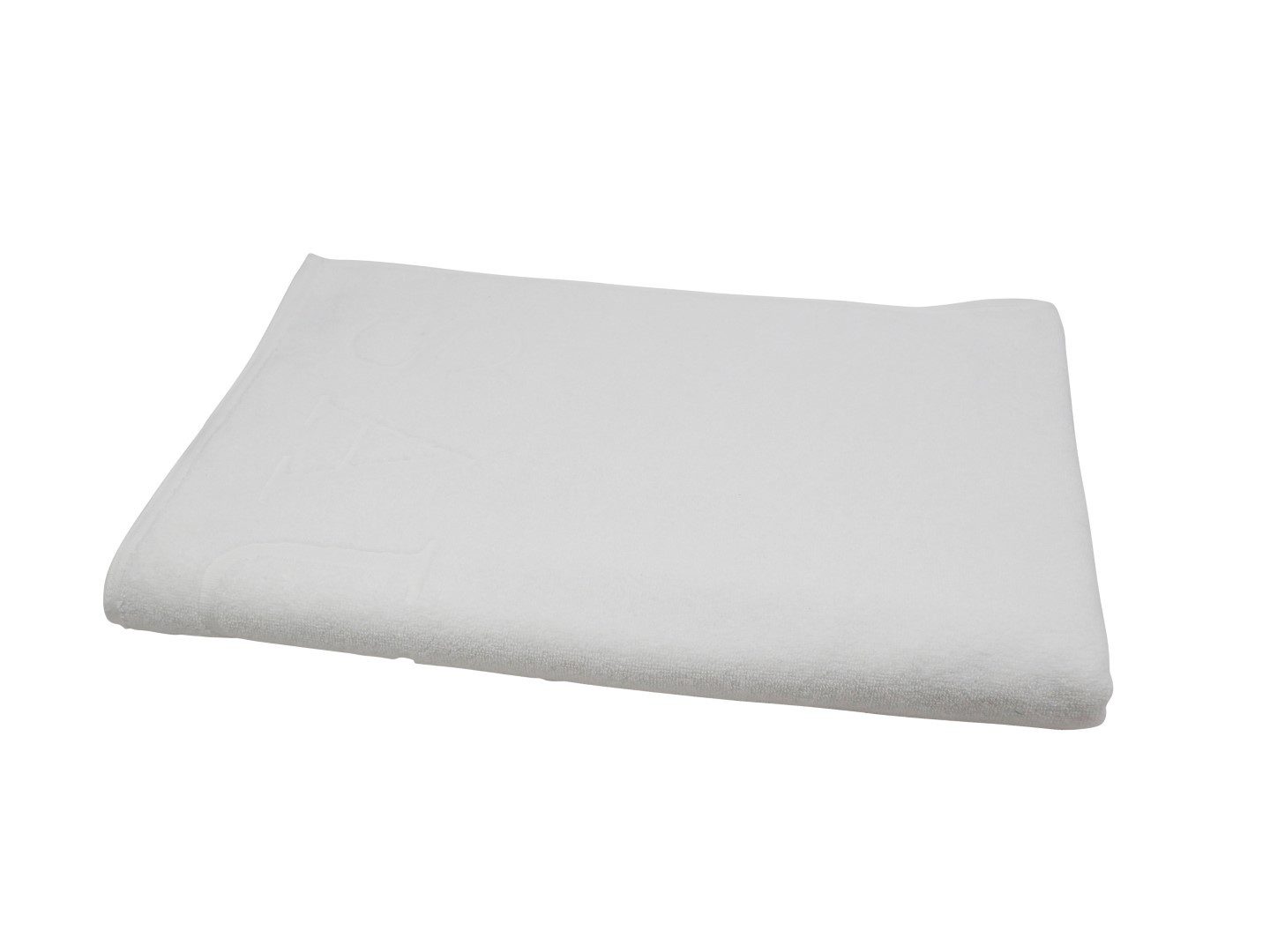 Sensepura Saunatuch Saunatuch Frottee weiß mit Einwebung "Seepferd", Baumwolle Frottee (1-St ...