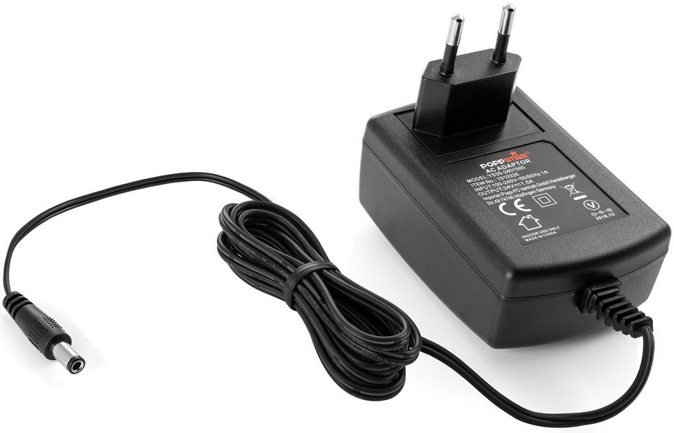 Poppstar Steckernetzteil 24V 1,5A (1500mA, 5,5/2,5mm) Universal ... Poppstar Steckernetzteil 24V 1,5A (1500mA, 5,5/2,5mm) Universal ...