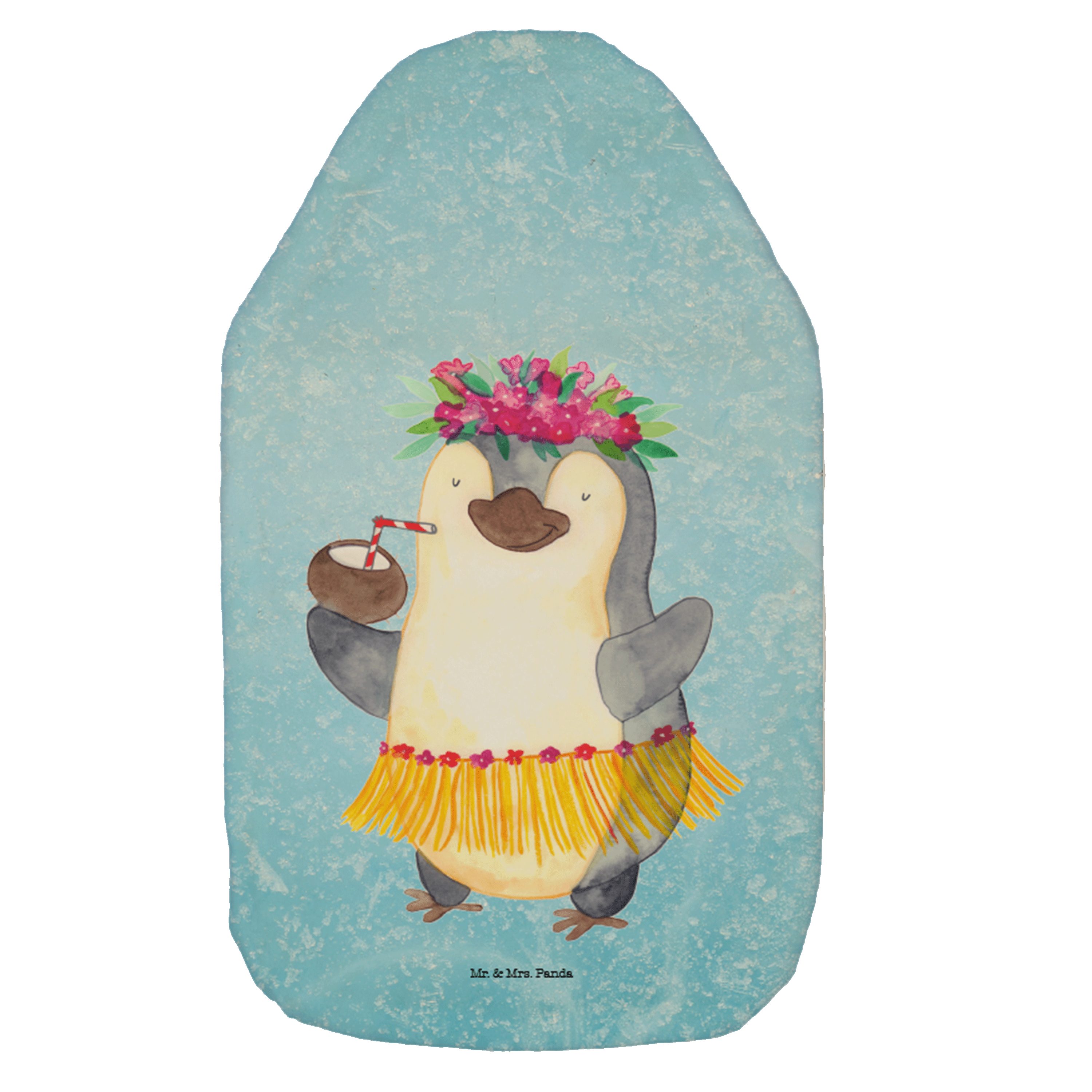 Mr And Mrs Panda Wärmflasche Pinguin Kokosnuss Eisblau Geschenk
