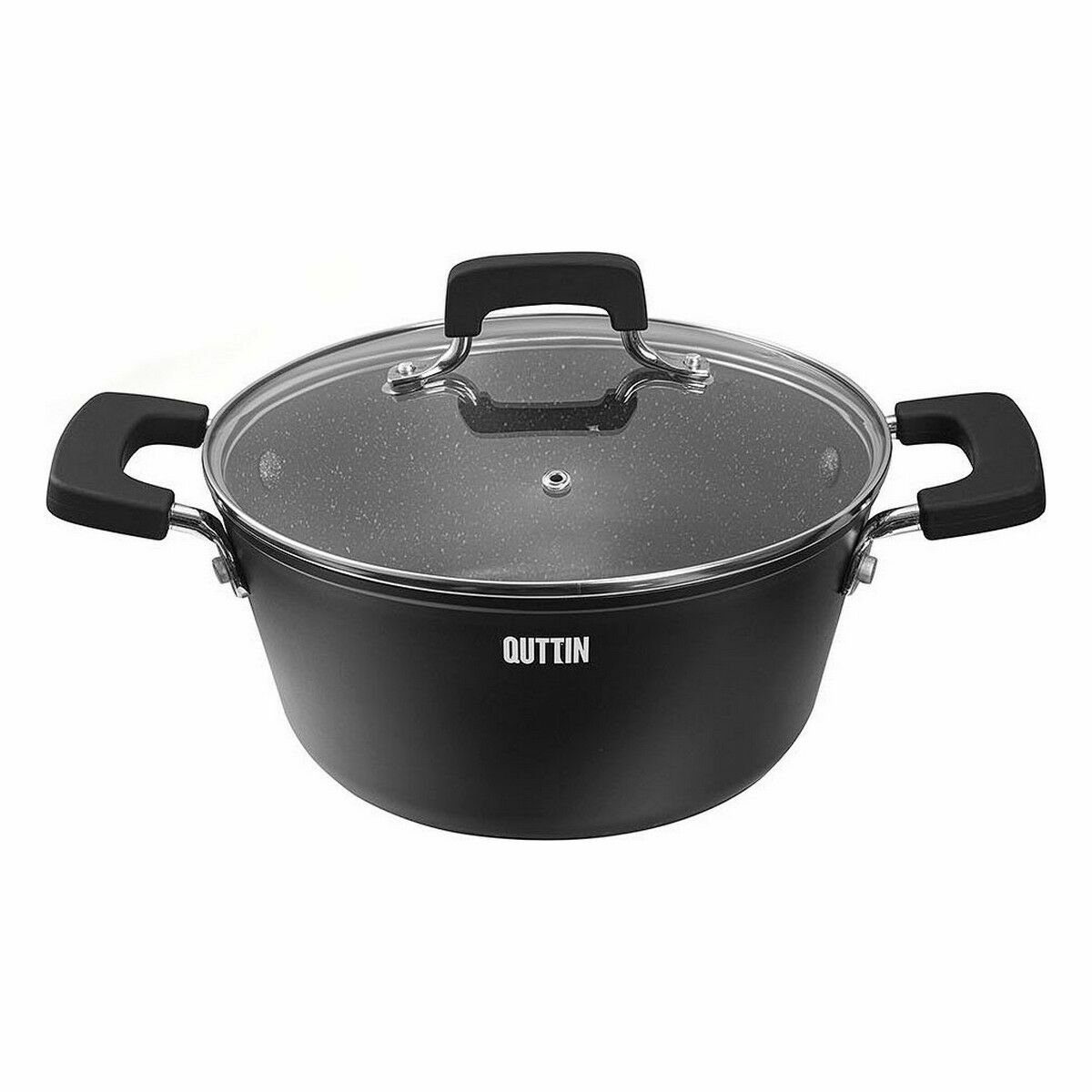 Quttin Kochtopf Kasserolle Mit Glasabdeckung Quttin Grand Chef 24 X 115 Cm
