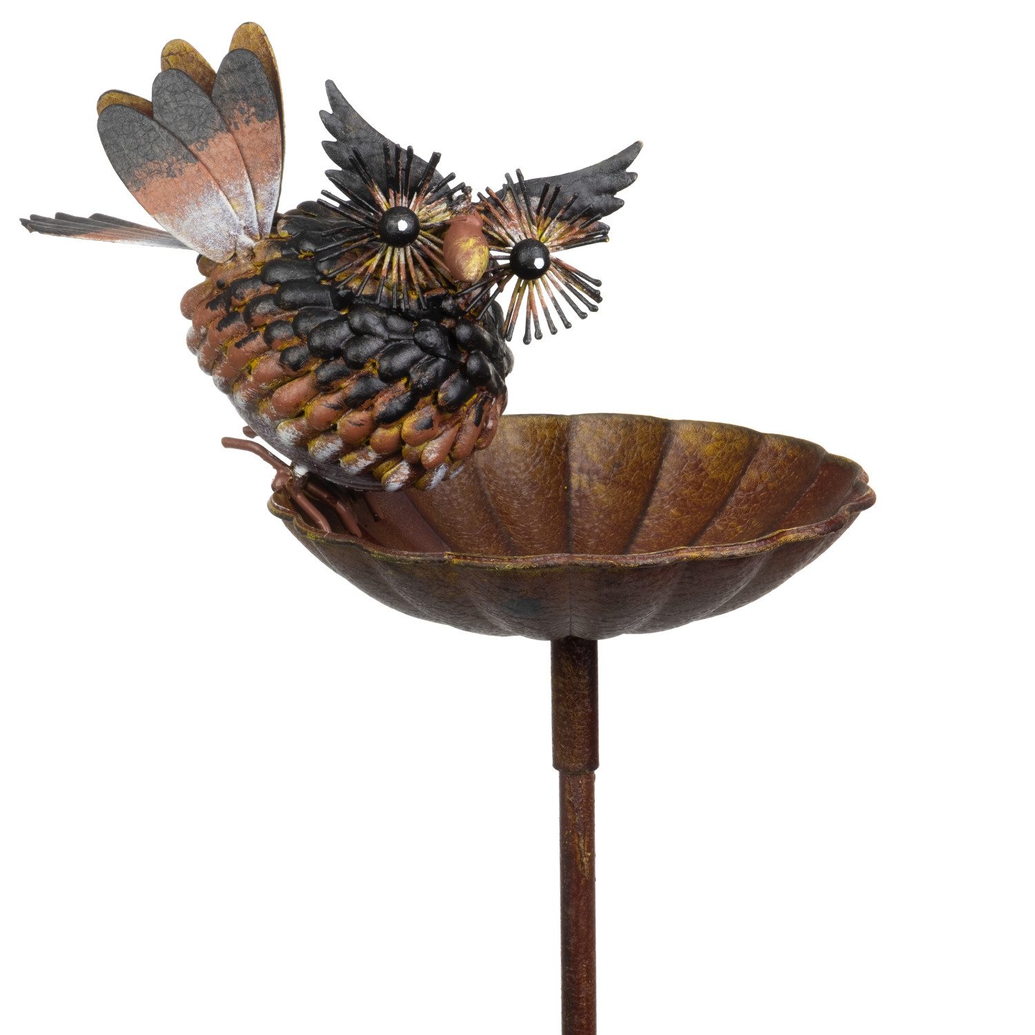 Moritz Räucherbox Vogeltränke Garten Verrückte Eule 24 X 122 X 16 Cm