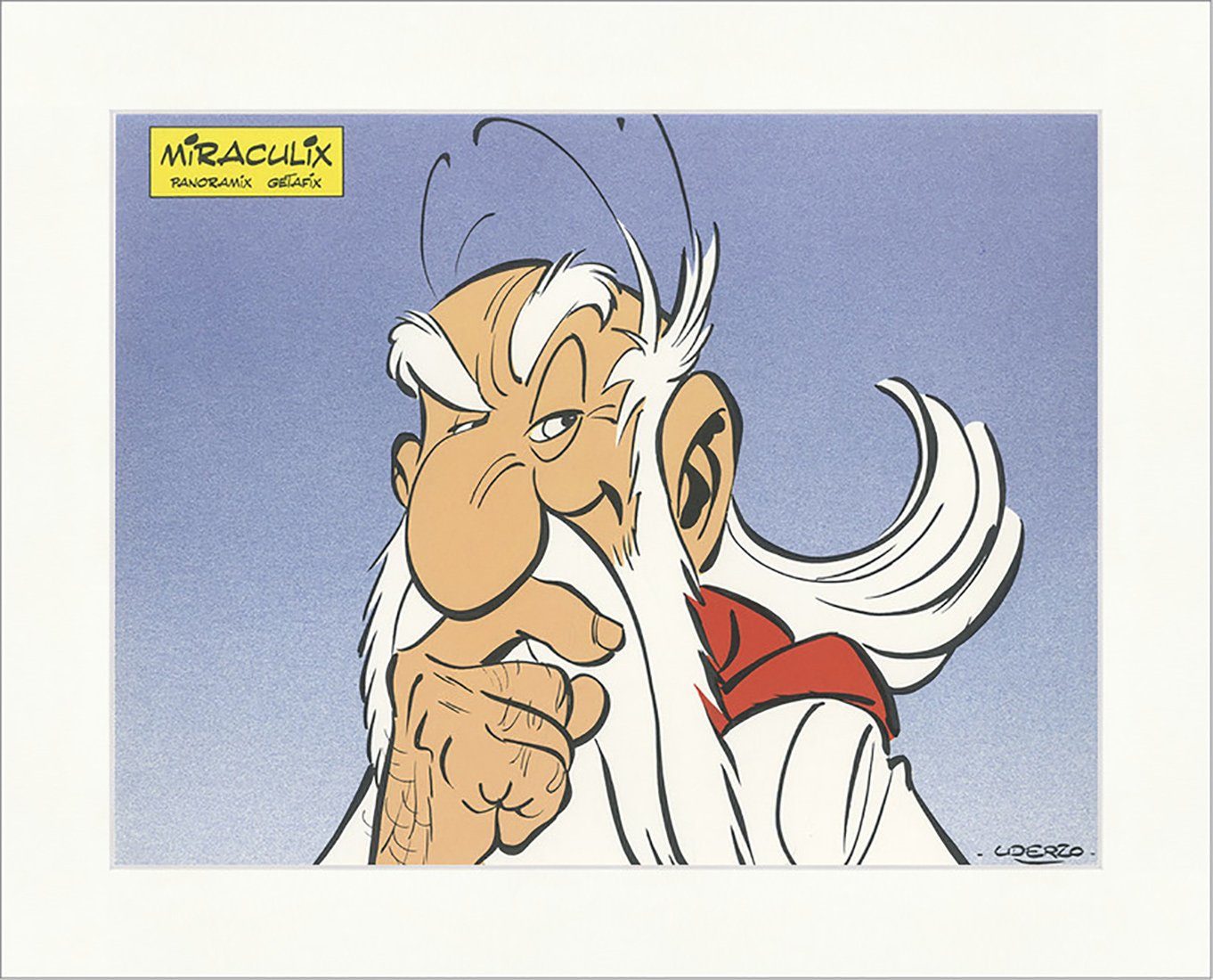Kunstdruck Miraculix Gallier Uderzo Asterix Obelix Plakat Kunstdruck Plakatwelt 1, (1 St)
