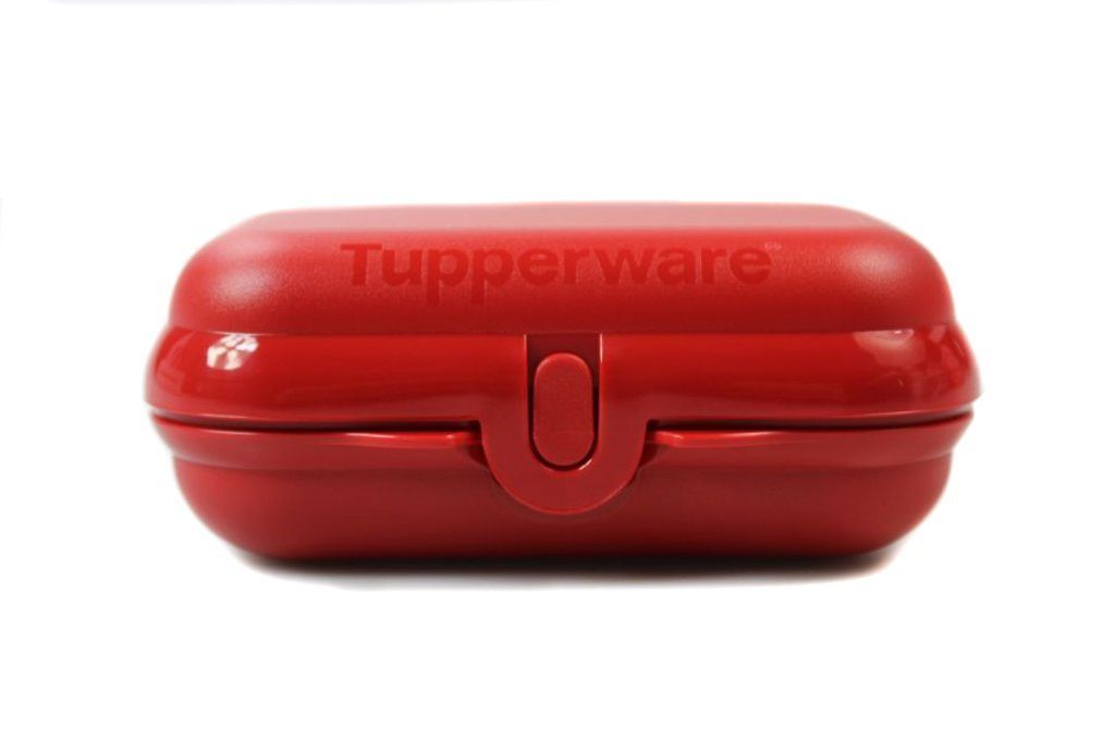 Tupperware Lunchbox Twin Rot Brotdose Behälter Lunchbox Twin Größe 2
