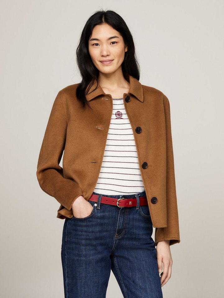 Tommy Hilfiger Trenchcoat Md Df Wool Blend Short Sb Trench Mit Tommy