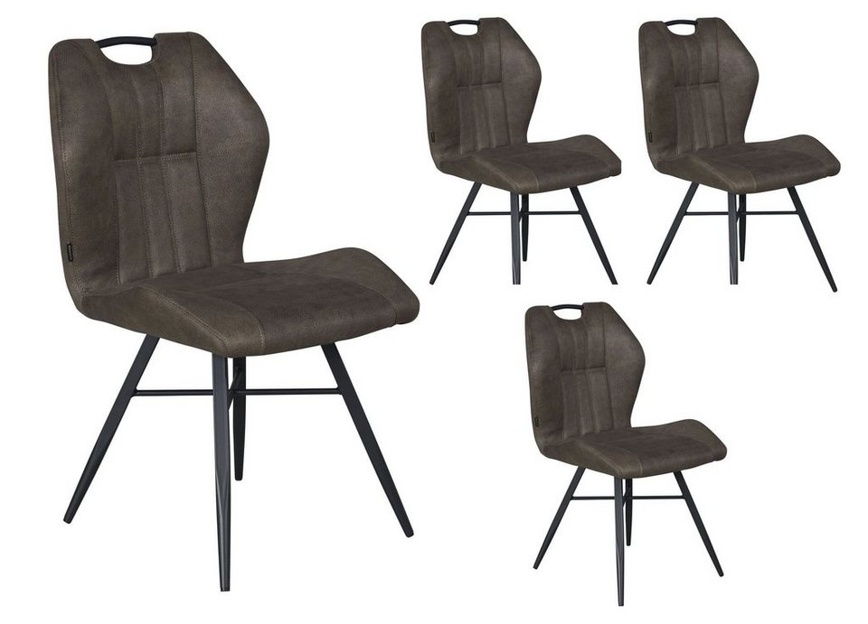 Lc Home Esszimmerstuhl Lc Home 4er Set Esszimmerstuhl Scala Luxor