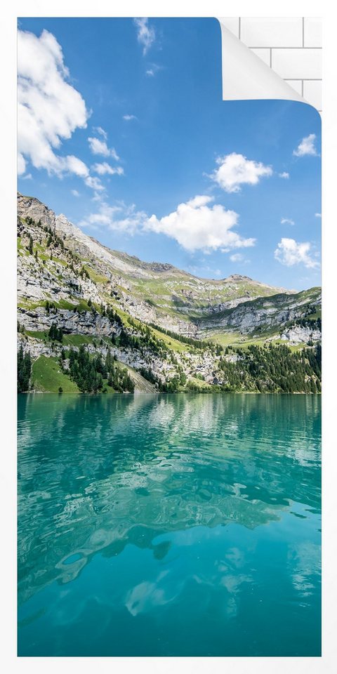 Bilderdepot24 Badrückwand Natur Blau Duschrückwand Ohne Bohren Dusche
