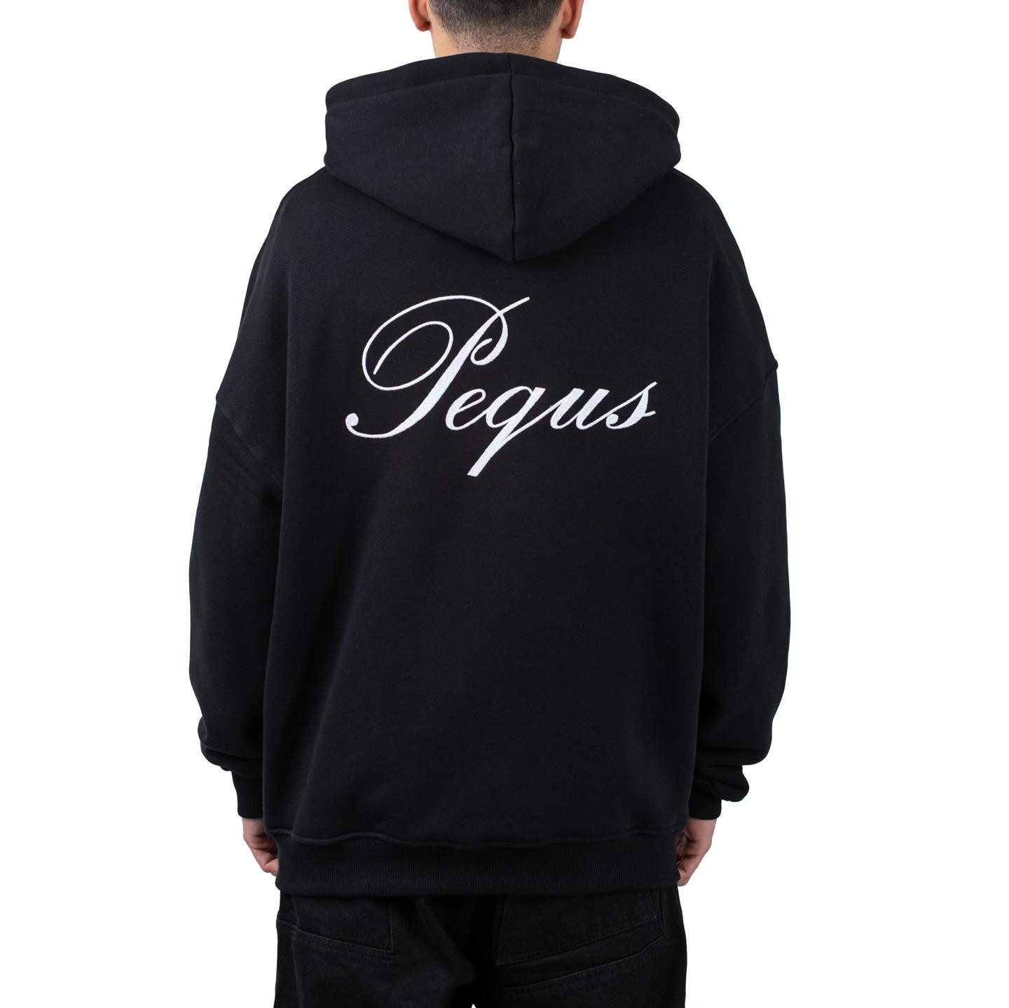 PEQUS Kapuzenpullover Pequs Handwritten Logo Zip Hoodie