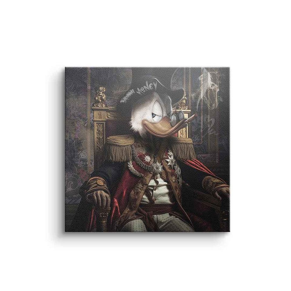 Dotcomcanvas® Leinwandbild Billionaire Leinwandbild Dagobert Duck