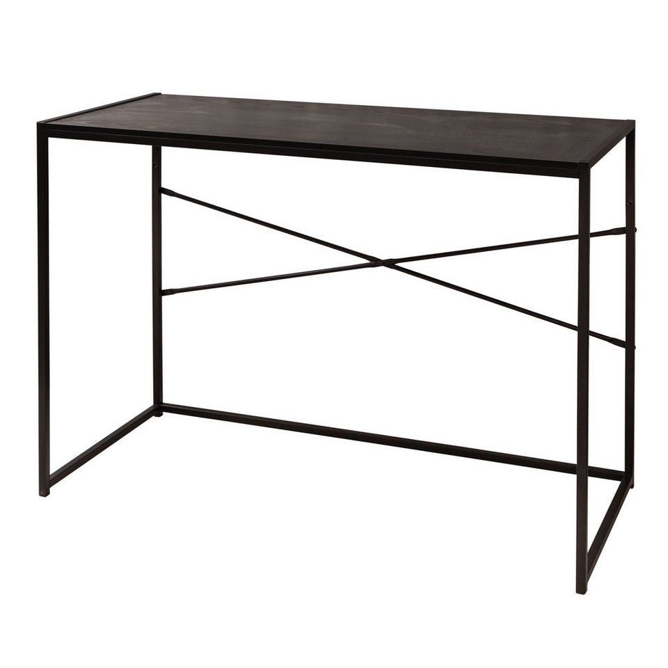 Riess Ambiente Schreibtisch Slim Line 100cm Schwarz Einzelartikel 1