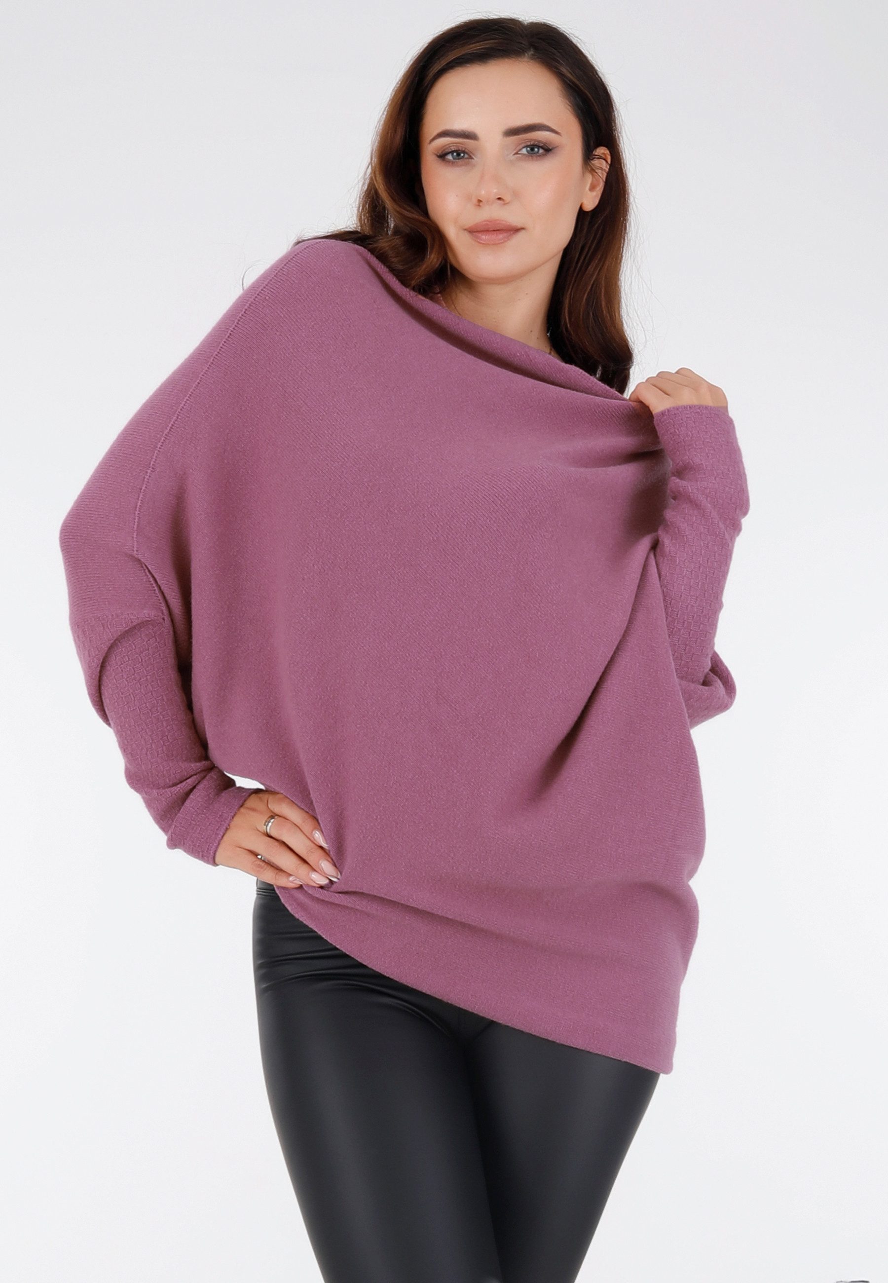 YC Fashion & Style Strickpullover "Casual Chic: Asymmetrischer Pullover in Longform" Basic ...