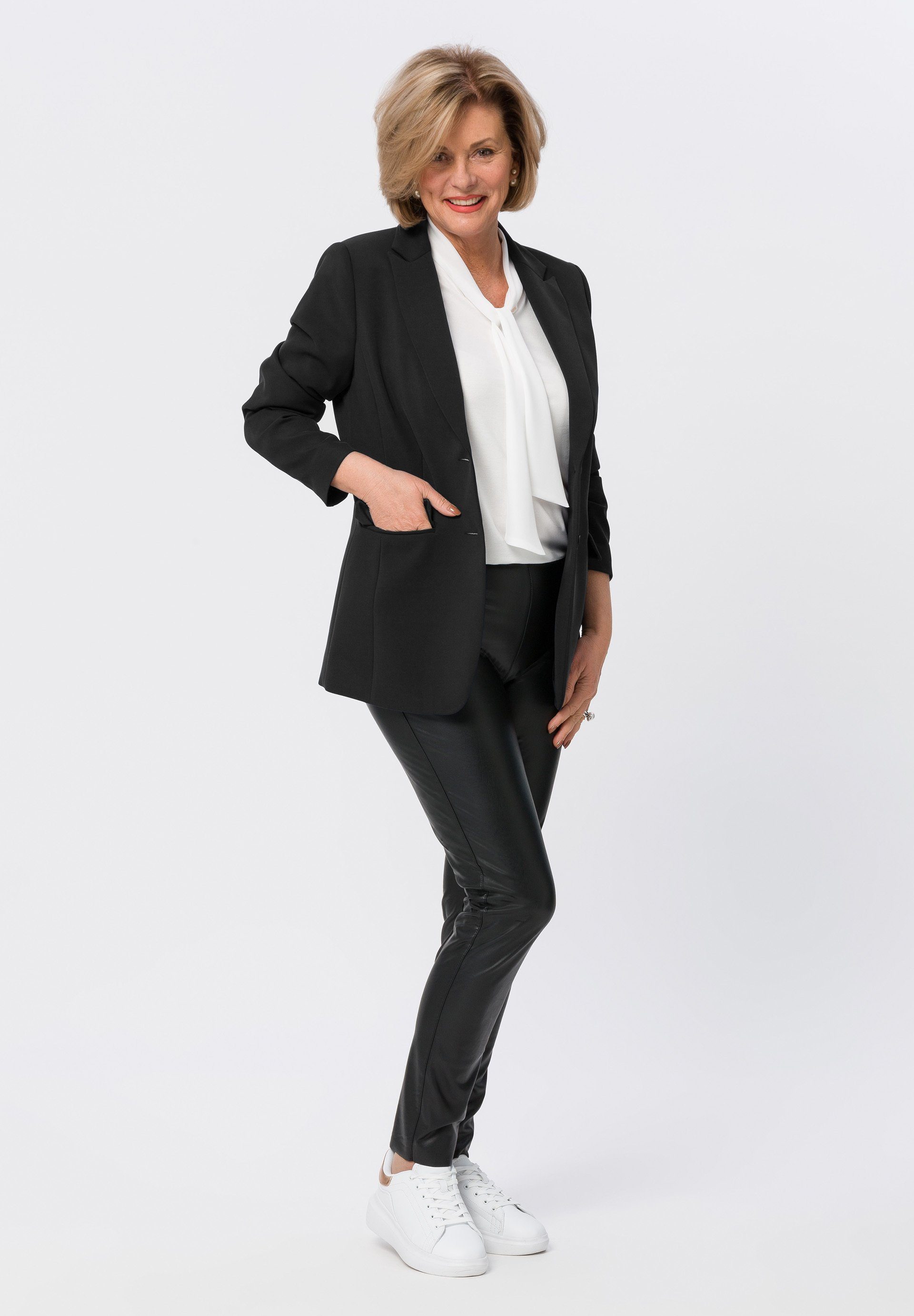 FRANK WALDER Kurzjacke FRANK WALDER Typ NOS, Elegante Stoffqualität