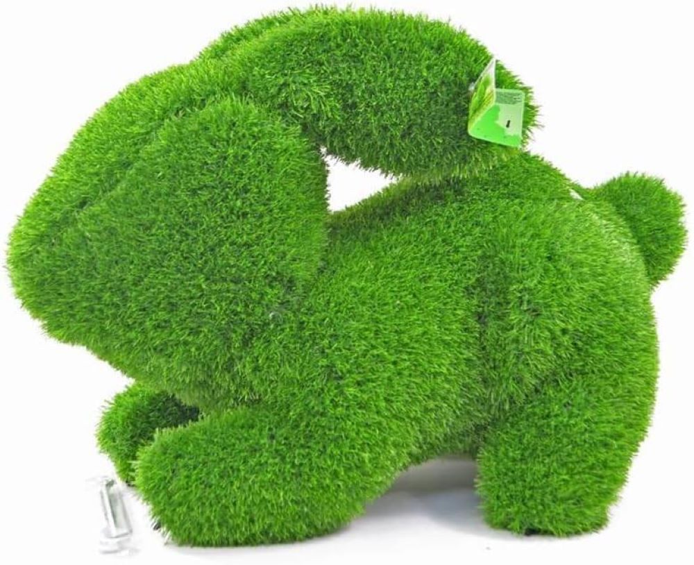 Kögler Gartenfigur Aniplants Grasfigur Hase Klein Gartendeko