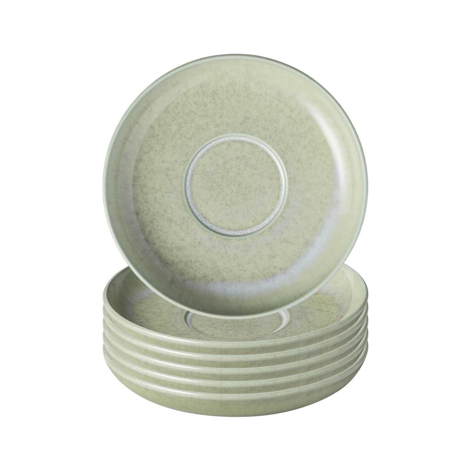 like. by Villeroy & Boch Untertasse Perlemor Alga Kaffeeuntertassen ø 16,1 cm 6er Set, (6 St)