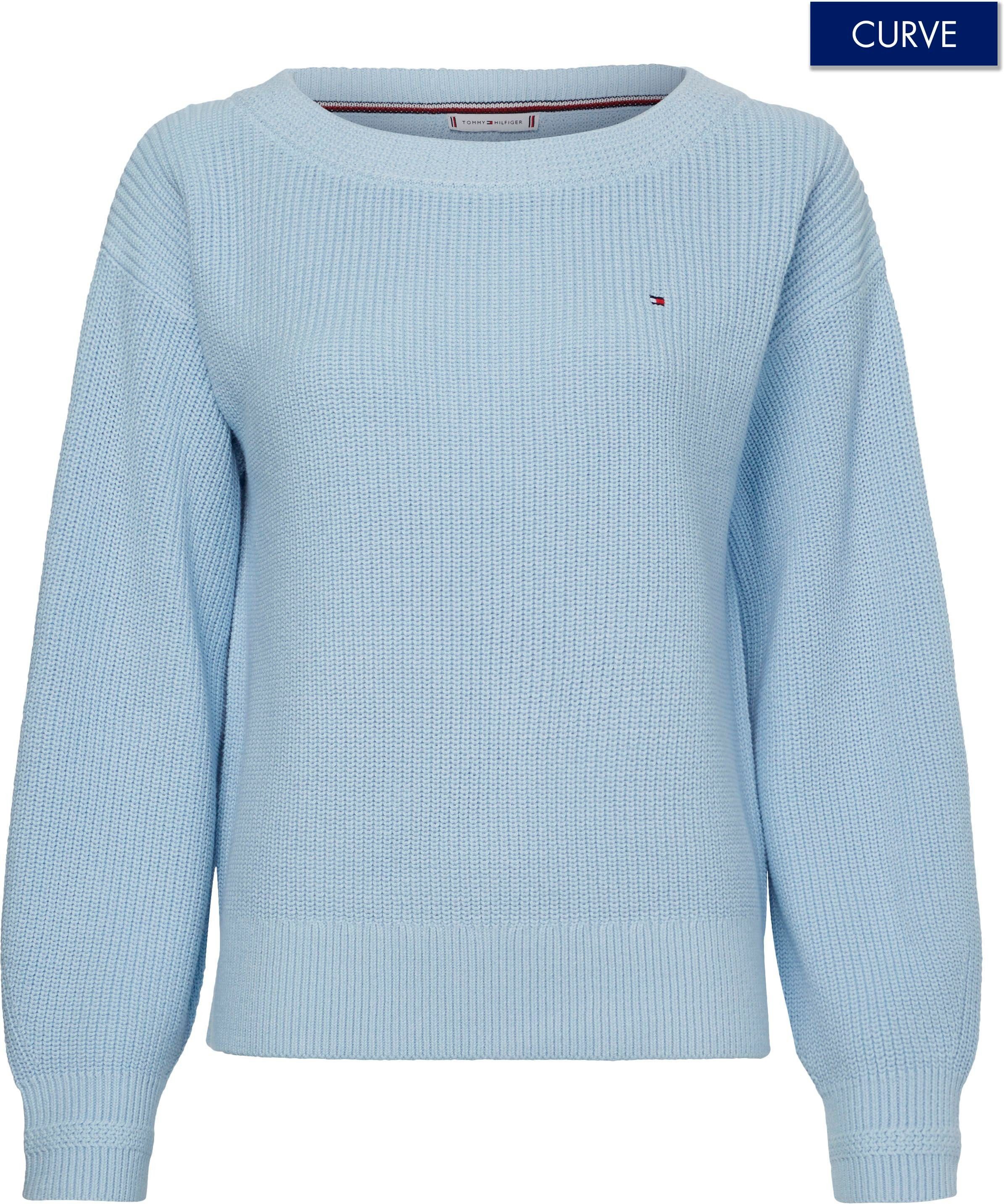 Tommy Hilfiger Curve Strickpullover Mit Markenlabel