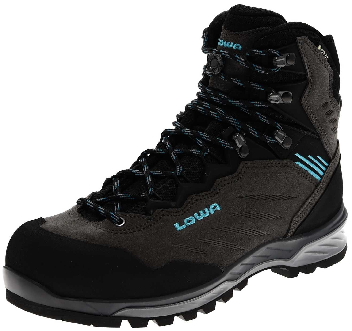 Lowa Lowa Damen Trekkingstiefel Cadin Ii Gtx Mid Ws Anthrazit Aquamarin Outdoorschuh Online