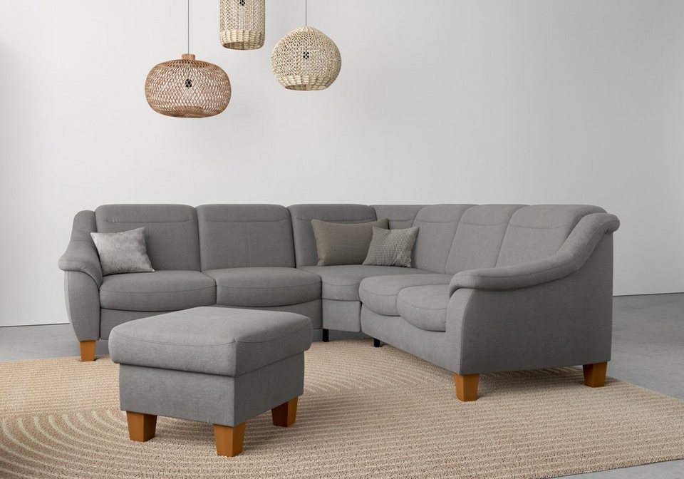 Home Affaire Ecksofa Caldera L Form Federkern Wahlweise Mit