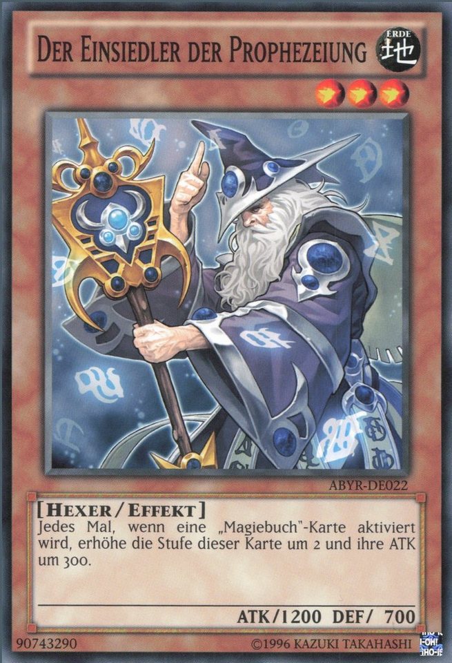ReCollectibles Sammelkarte YuGiOh Karte Der Einsiedler der Prophezeiung ... ReCollectibles Sammelkarte YuGiOh Karte Der Einsiedler der Prophezeiung ...