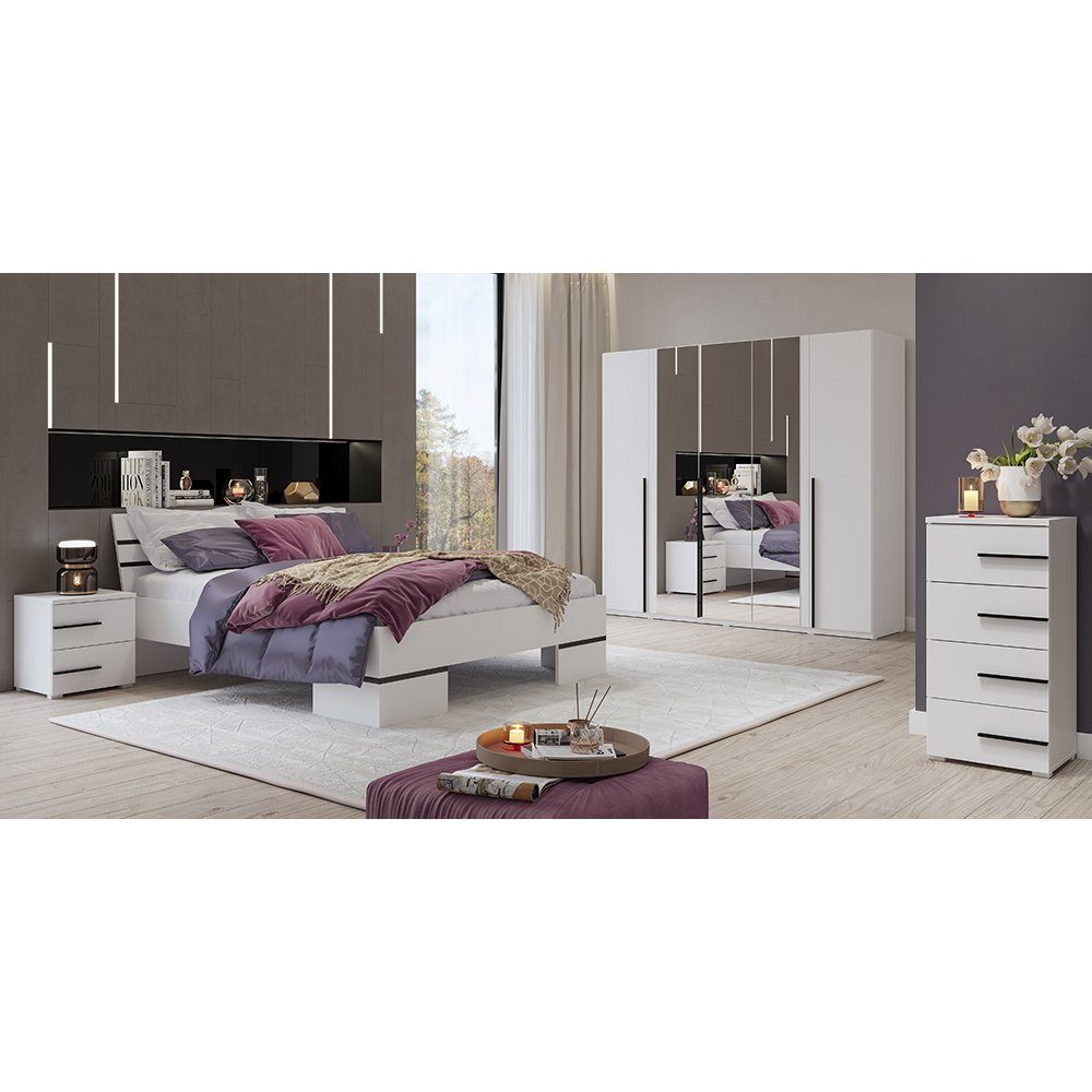 Lomadox Schlafzimmer Set Valletta 83 Spar Set 5 St Mit 180cm Bett