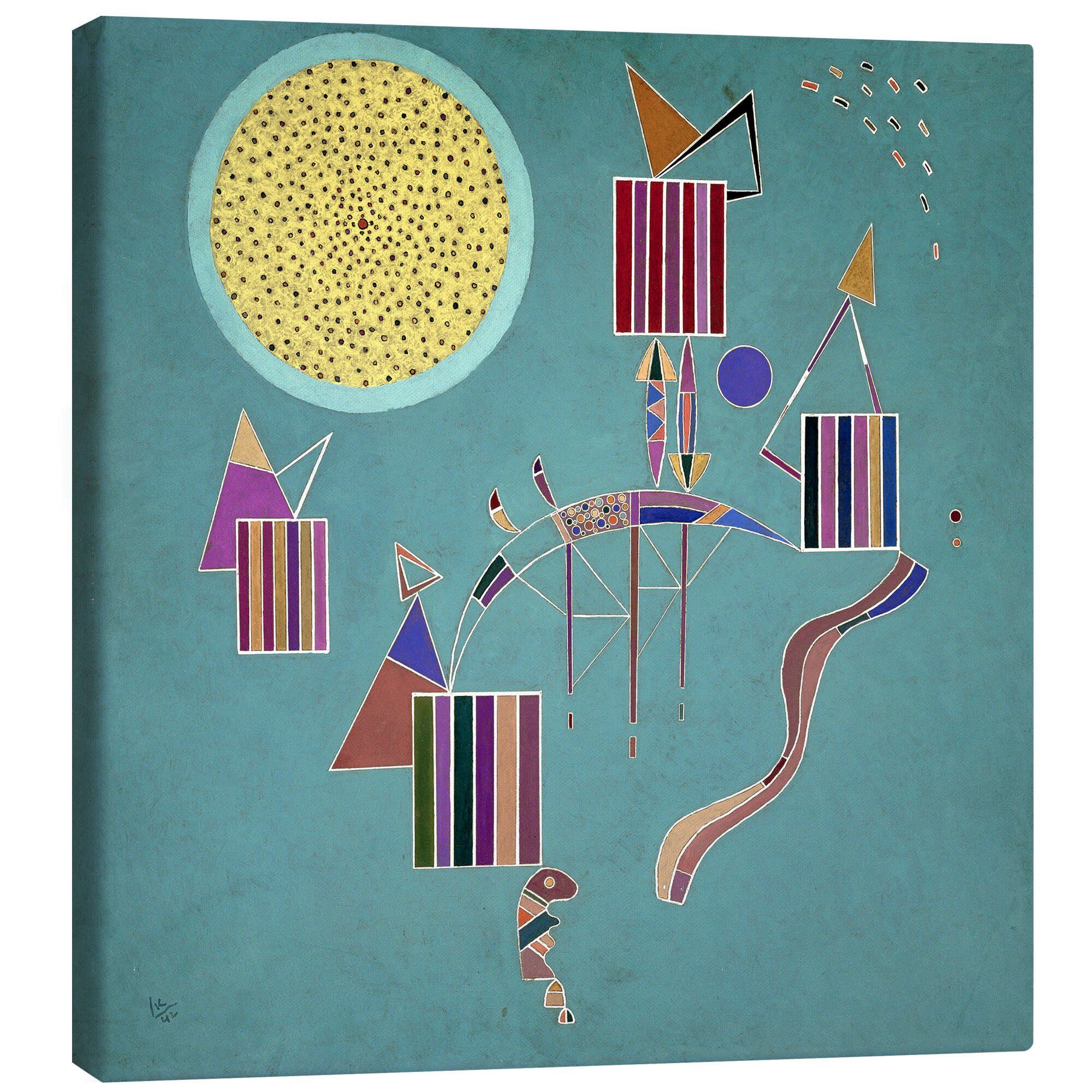 Posterlounge Leinwandbild Wassily Kandinsky Intime Mitteilung Malerei