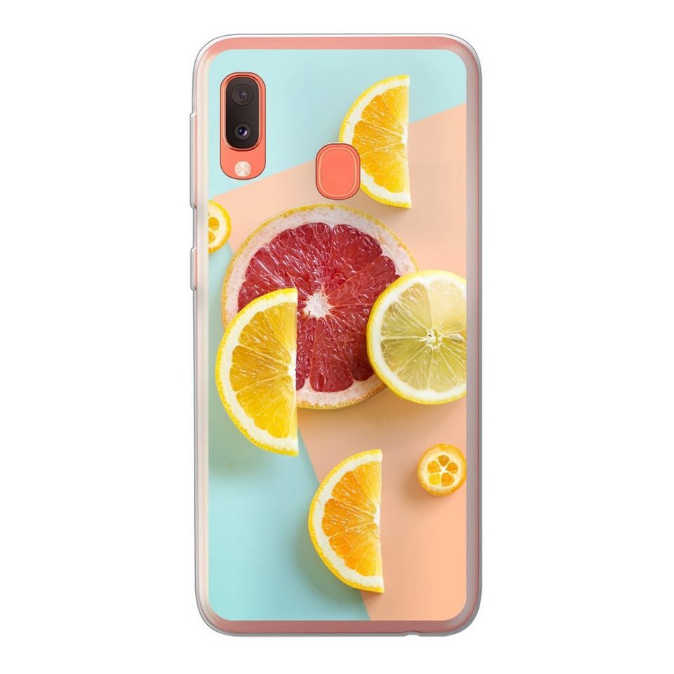 Muchowow Handyhülle Zitrus Zitrone Pastell Handyhülle Samsung