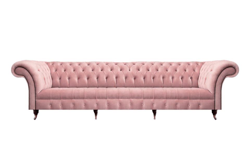Jvmoebel Chesterfield Sofa Sofa Viersitzer Couch Luxus Textil