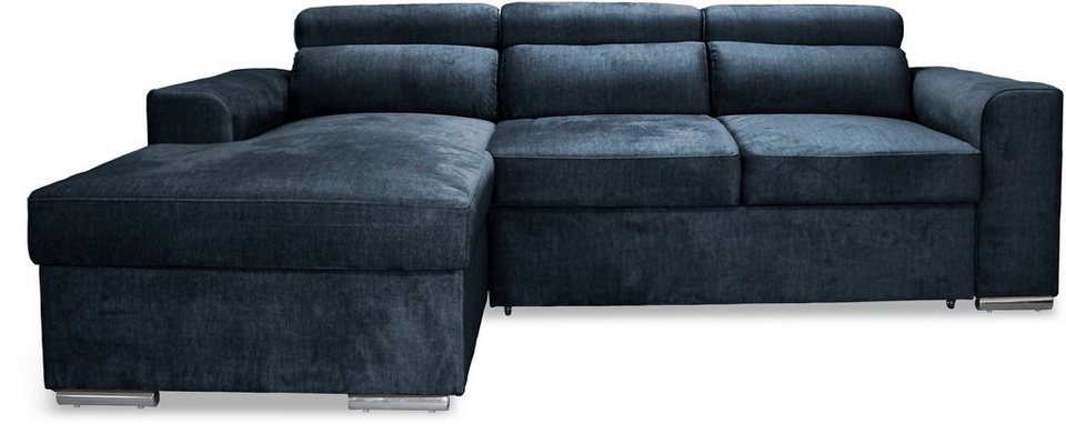 Gepade Schlafsofa Bastian Mit Großzügigem Bettkasten Und Verstellbaren