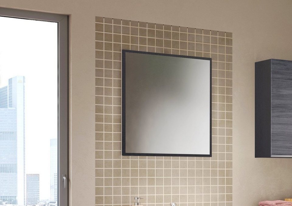 Möbelando Badspiegel Arezzo Modernes Spiegelpaneel Rahmen Aus Mdf In