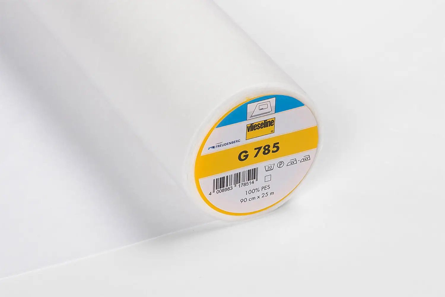 Stofferia Stoff G785 Gewebeeinlage 90 cm rohweiß, Meterware