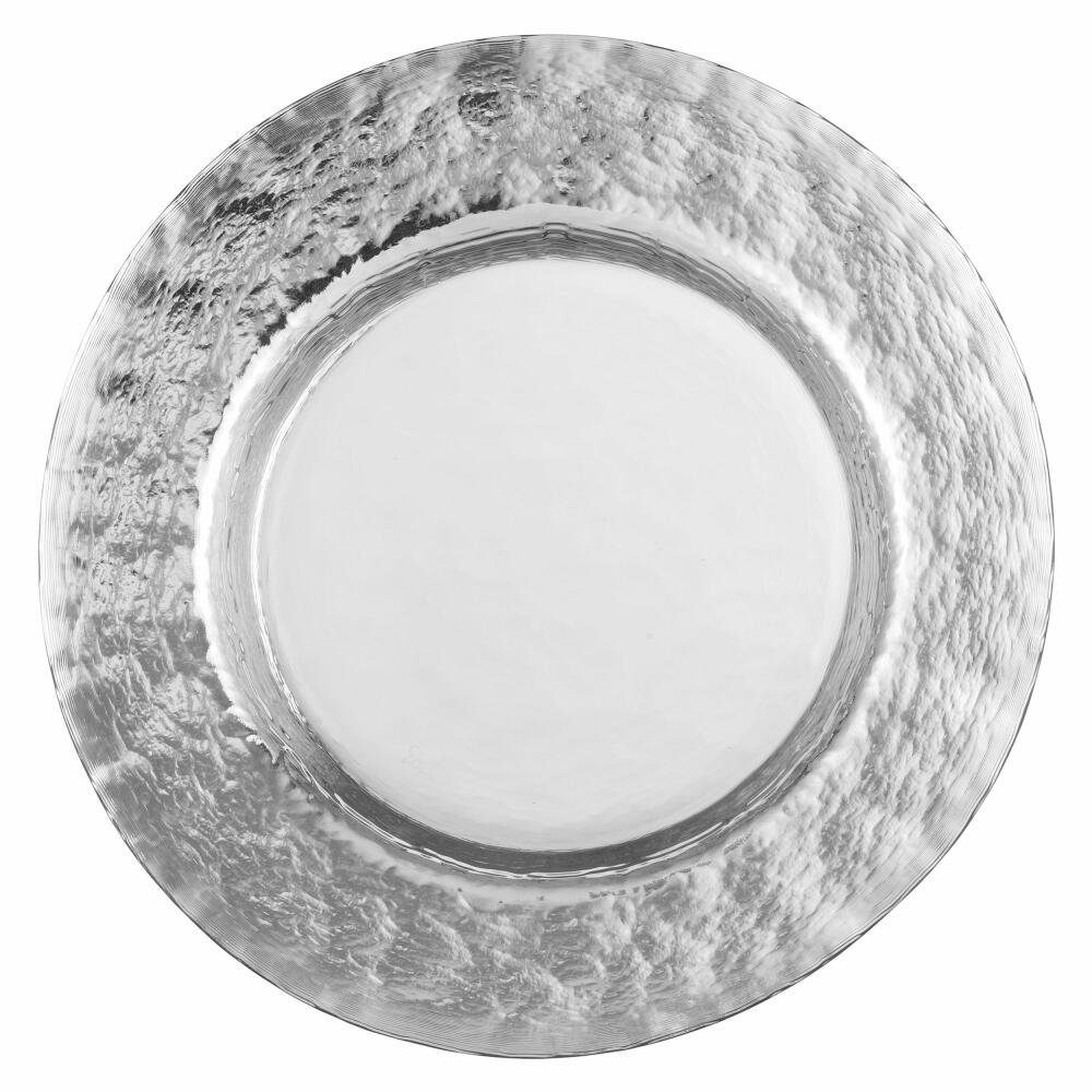 Eisch Dessertteller Colombo Silber 20.5 cm, Aus hochwertigem Kristallglas