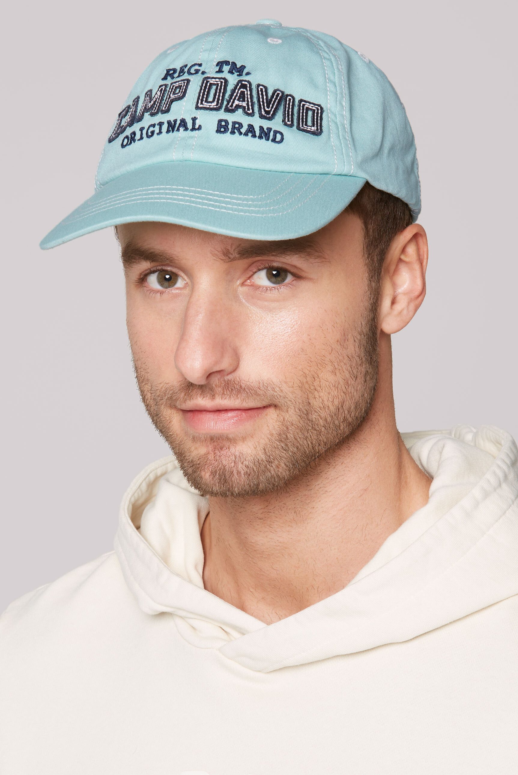 CAMP DAVID Baseball Cap mit verstärktem Schirm, Klettverschluss mit ...