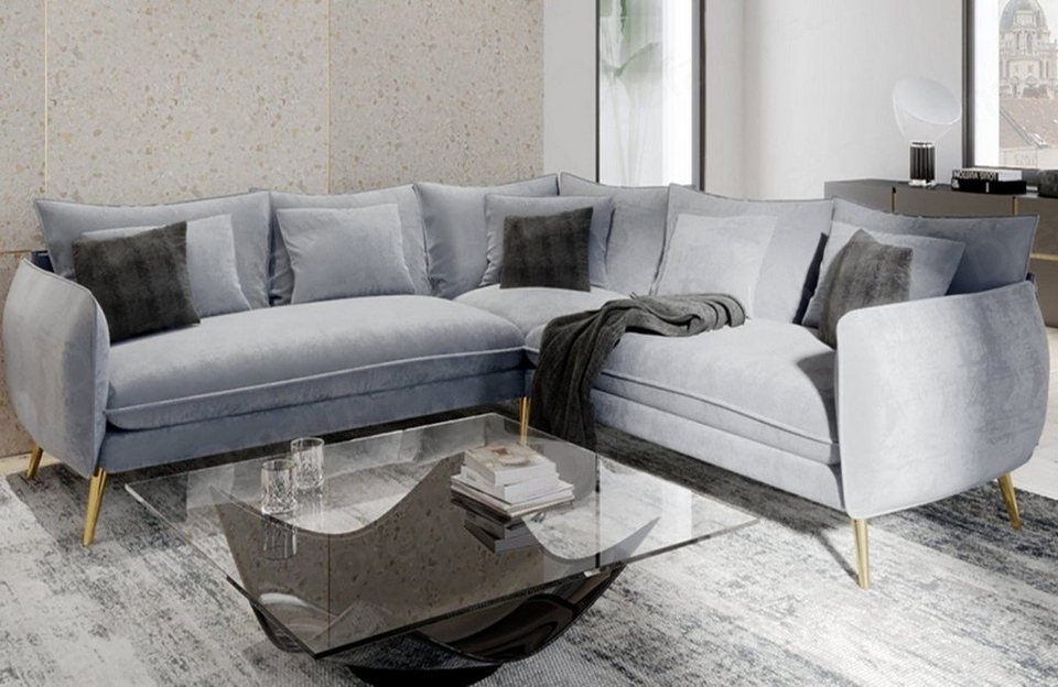 Sofa Dreams Ecksofa Polster Stoff Samt Sofa Fuerteventura L Form