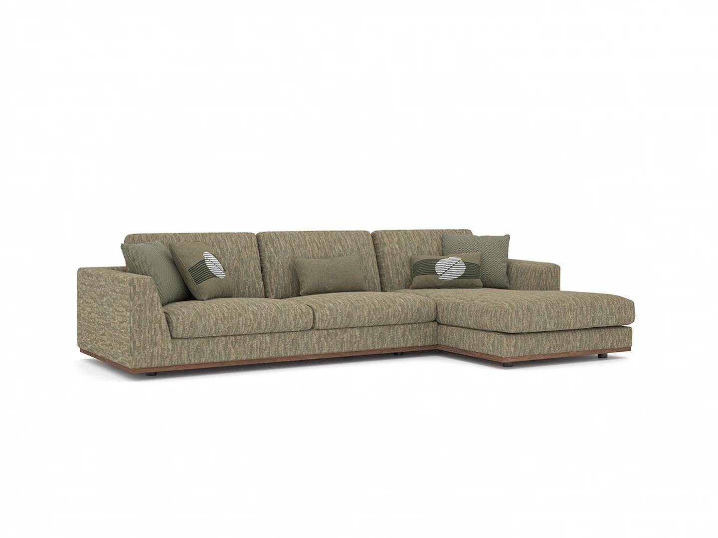 Jvmoebel Ecksofa Grün Ecksofa L Form Wohnzimmer Polstermöbel Modern