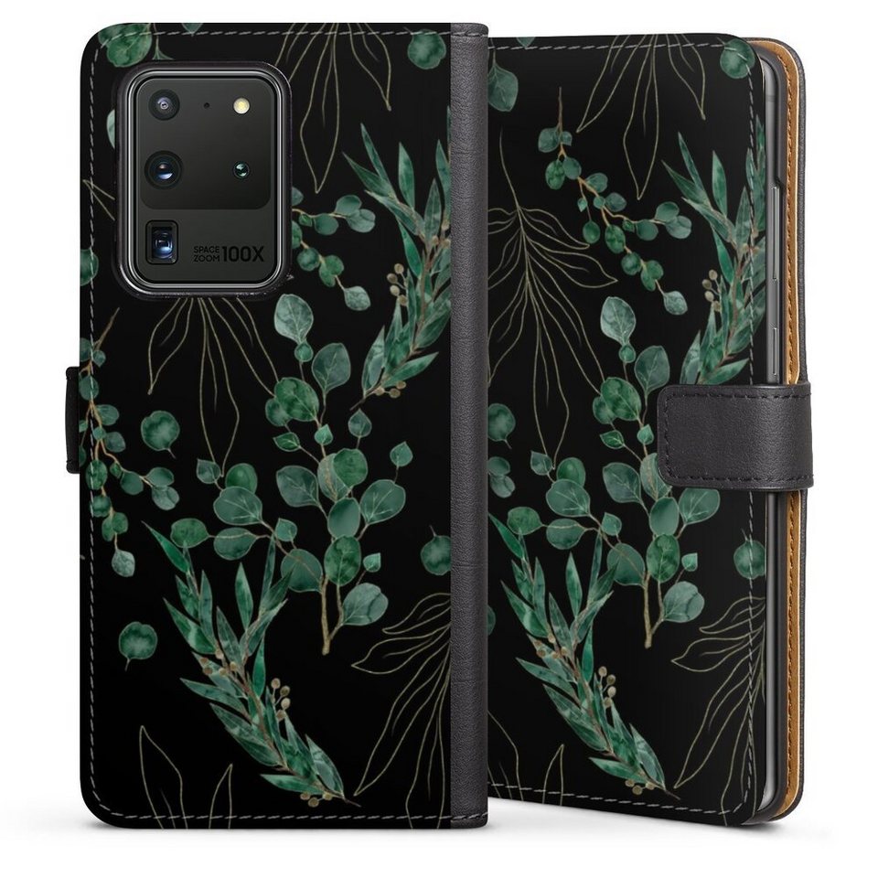 Deindesign Handyhülle Eukalyptus Blätter Natur Eukalyptusblätter Black
