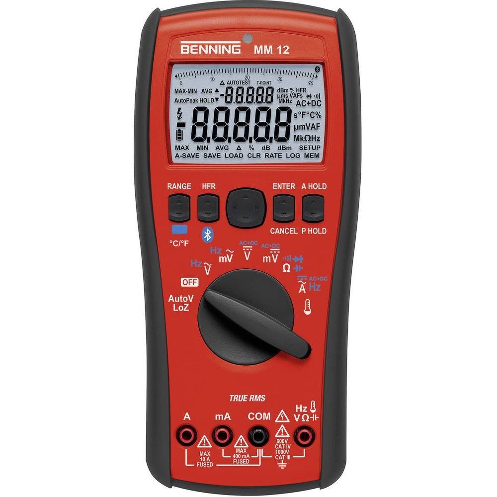 Benning Multimeter TRMS-Digital-Multimeter mit Logging, Bluetooth ...