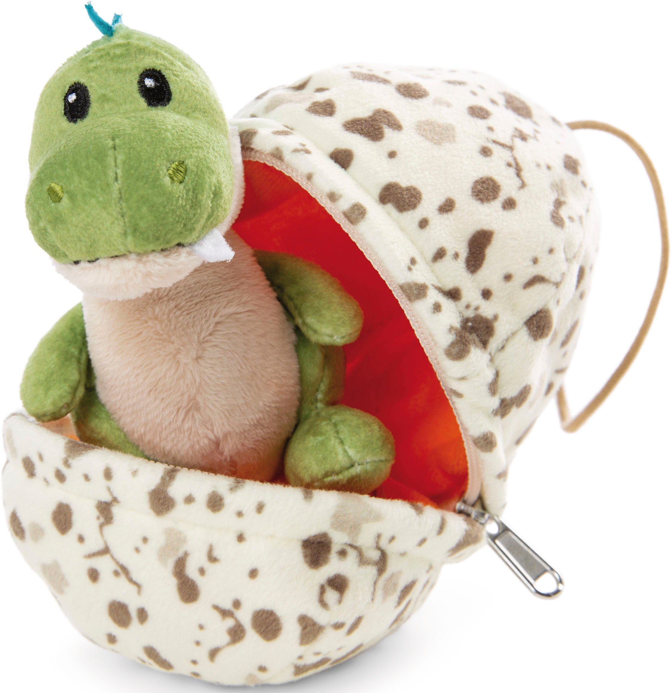 Nici Kuscheltier Dinos, Dino Baby im Ei, 13 cm, enthält recyceltes ...