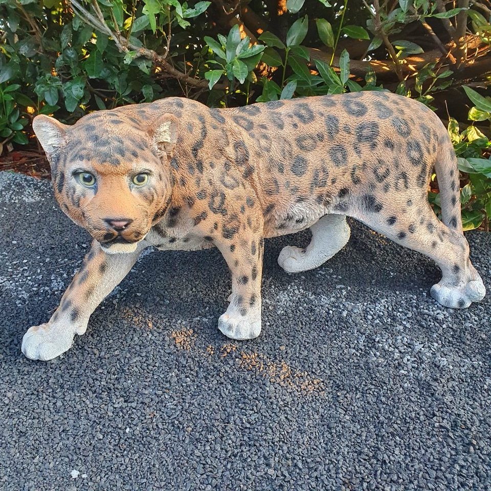 Aspinaworld Gartenfigur Gartenfigur Jaguar Figur 85 Cm