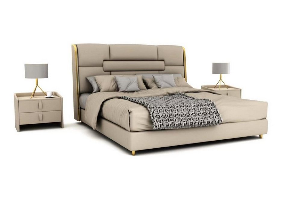 Jvmoebel Bett Schlafzimmer Möbel Designer Bett Holzgestell Doppelbett