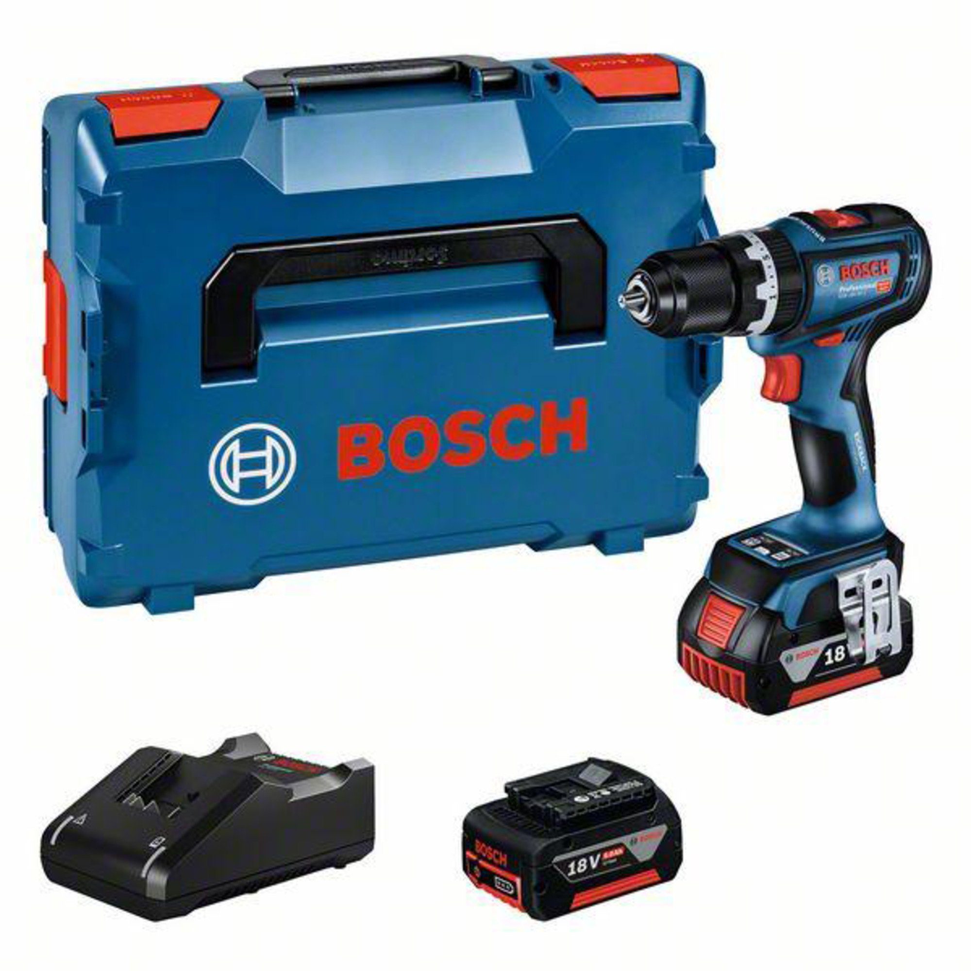 BOSCH Akku-Schlagbohrschrauber Akku-Schlagbohrschrauber GSB 18V-90 C Professional, 18Volt ...