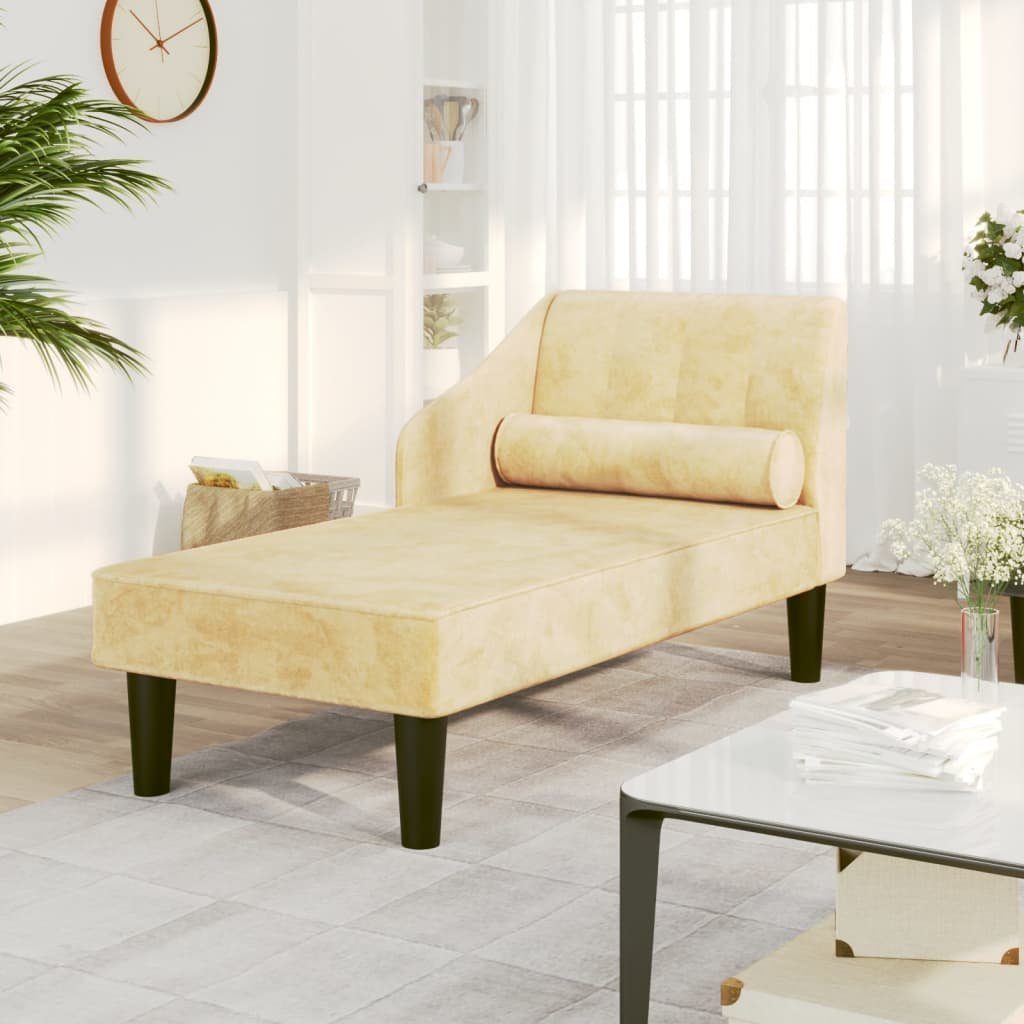 Vidaxl Sofa Schlafsofa 2 Sitzer Creme Samt