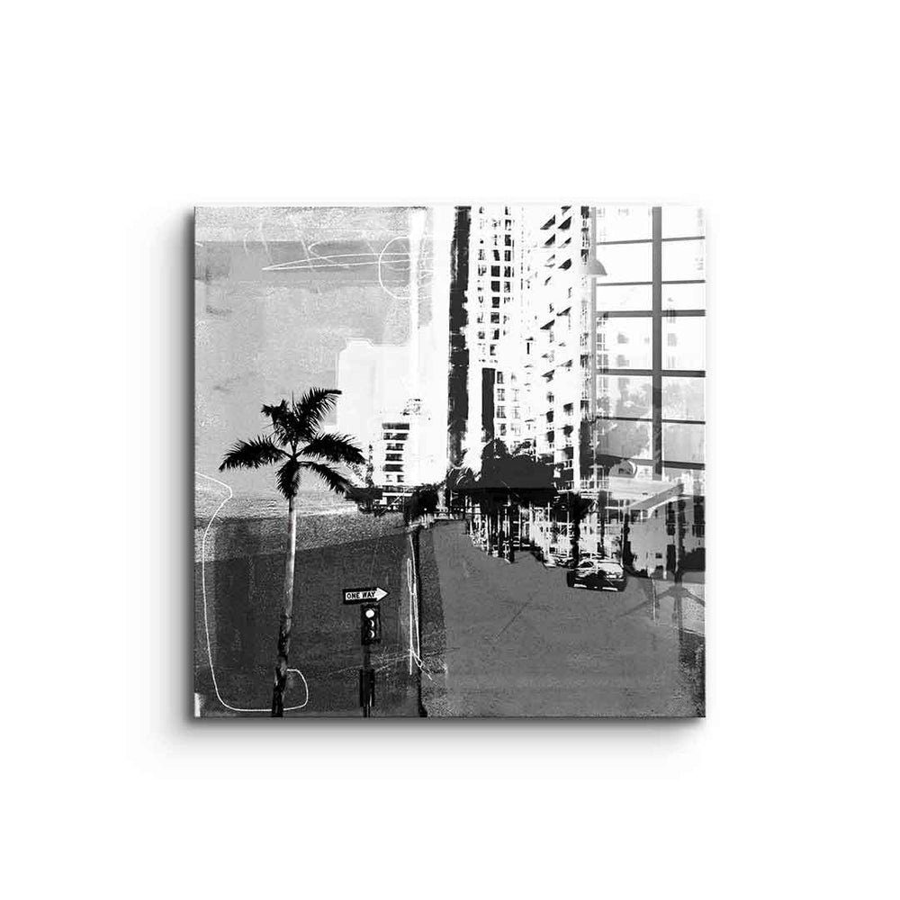 Dotcomcanvas® Acrylglasbild Vintage Miami Acrylglas Vintage Miami