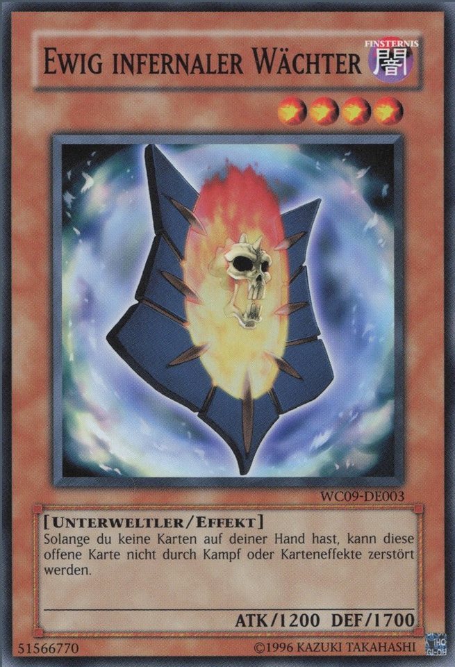 Recollectibles Sammelkarte Yugioh Karte Ewig Infernaler Wächter V 2
