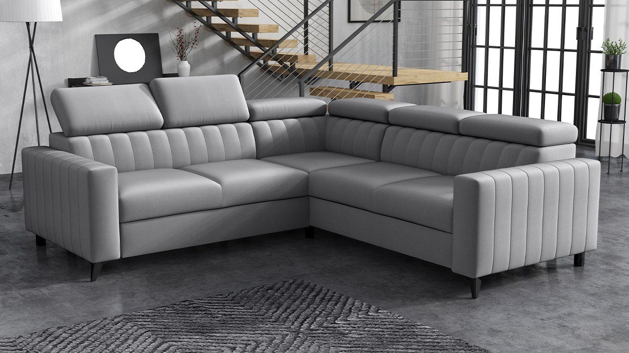 Mirjan24 Ecksofa Milano 2r2 Mit Bettkasten Und Schlaffunktion
