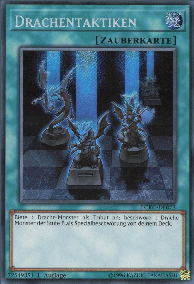 Recollectibles Sammelkarte Yugioh Karte Drachentaktiken Deutsch Yu Gi