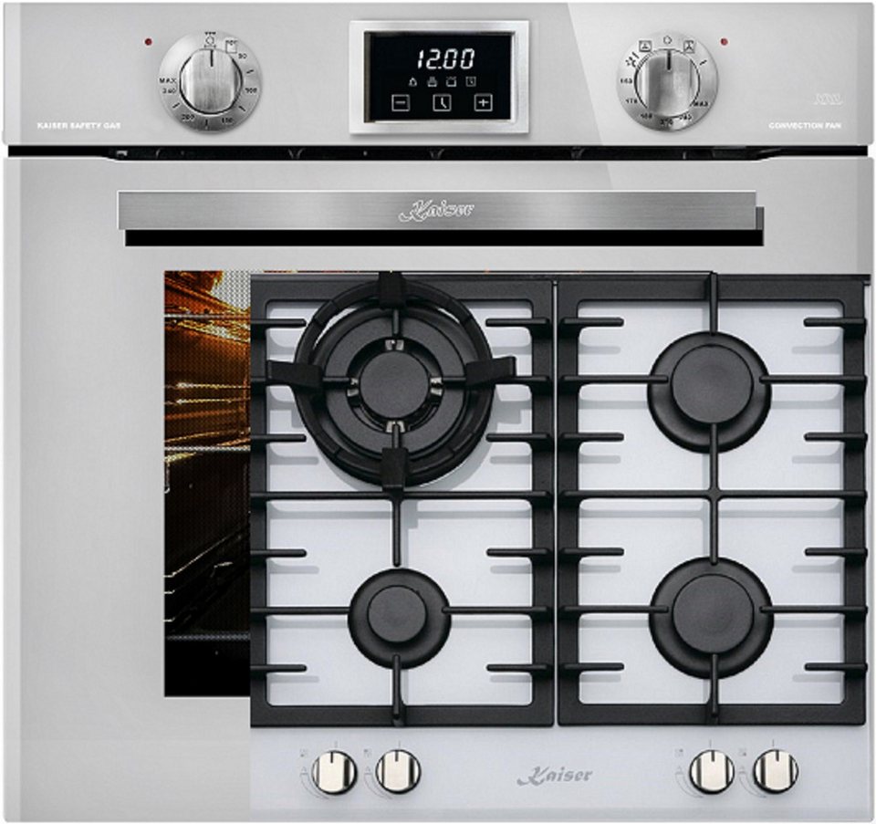 Kaiser Küchengeräte Backofen Set Eg 6374 W Kcg 6380 W Mit 1