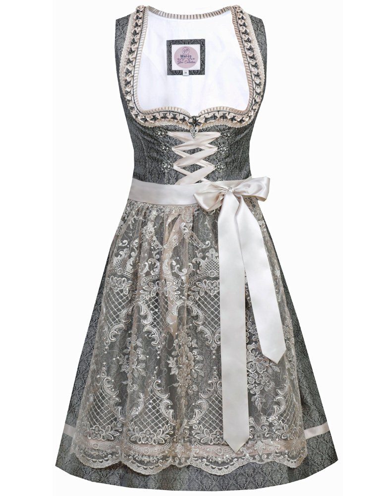 MarJo Dirndl MarJo Trachten Dirndl 'Benita' 594165, Anthrazit