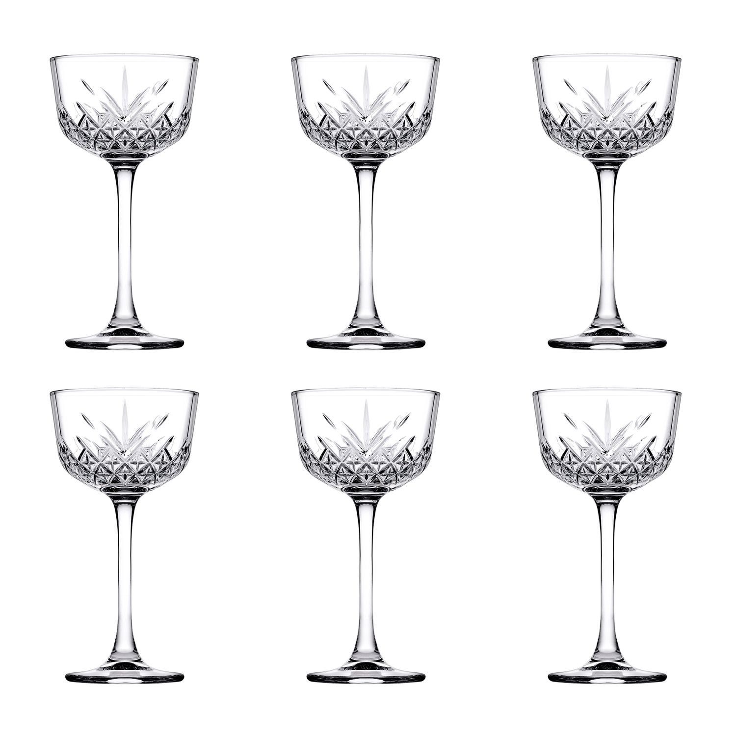 WAS Sektglas Weinglas 6er-Set - Timeless, 160 ml