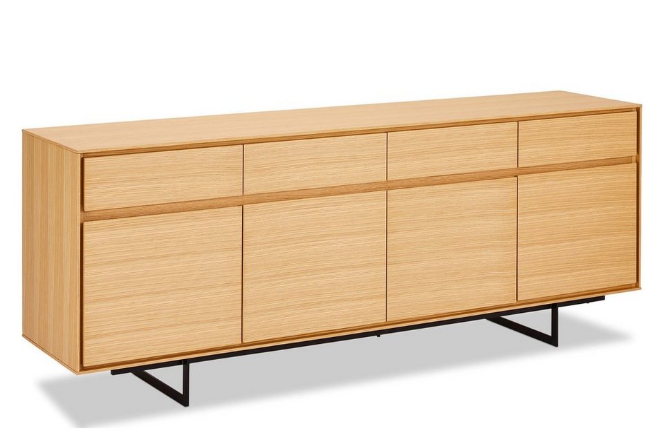 Ebuy24 Sideboard Tori Sideboard 4 Schubladen 4 Türen Eiche Furnie