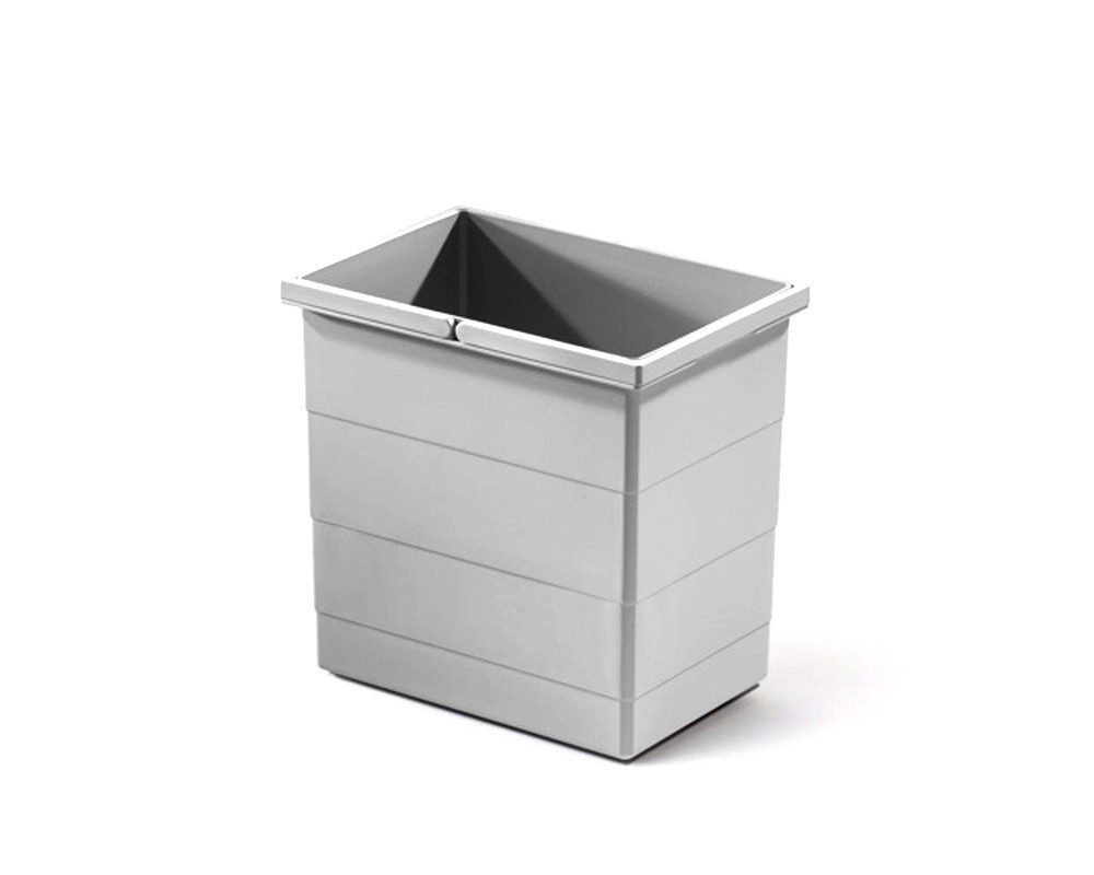 Hailo Mülleimer Hailo Inneneimer 1093479 hellgrau 18 Liter 320 x 226 x 295 mm 2 Henkel, Modell ...