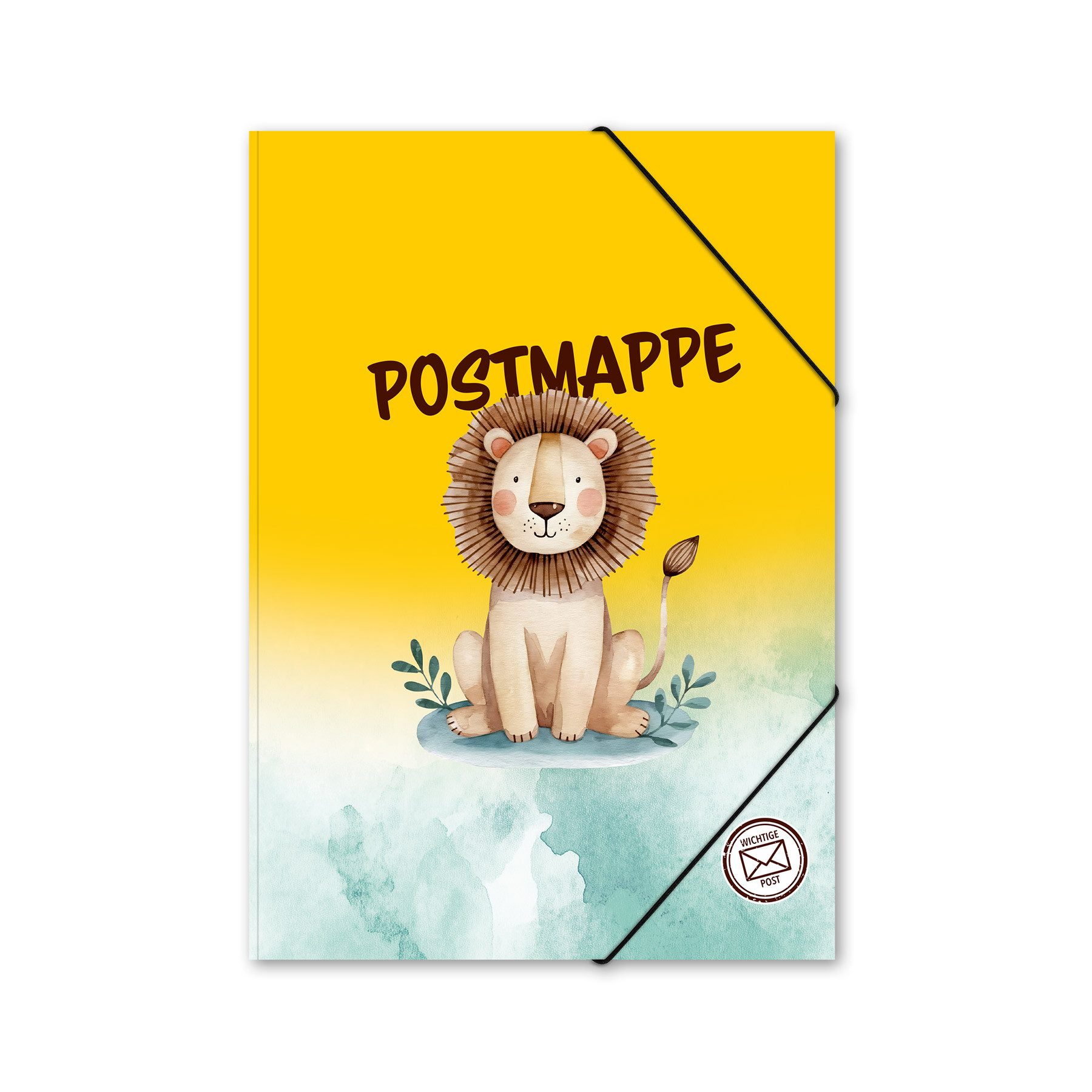 itenga Organisationsmappe itenga Postmappe aus Karton A4 Motiv LÖWE