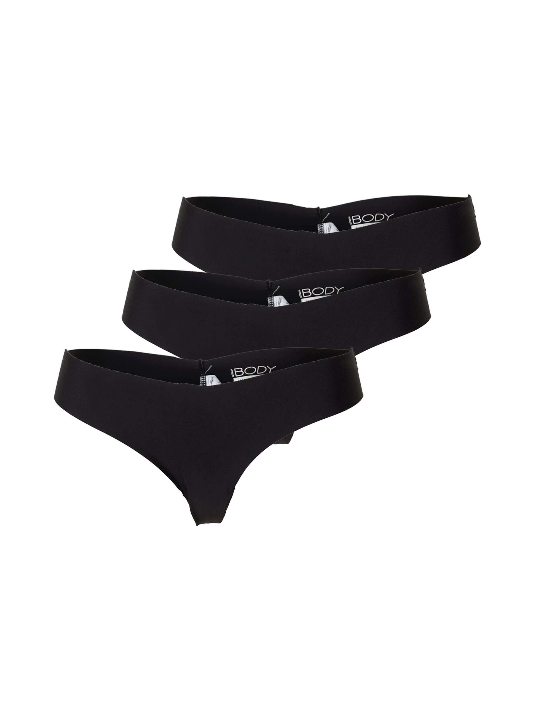 Cotton On Body String (3-St) Plain/ohne Details, Ton-in-Ton-Nähte